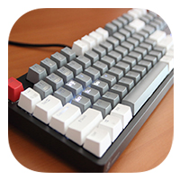 어반그레이 컬러 키캡 앱코 K511 카일 광축 텐키리스 게이밍 키보드 리뷰 - 홍보 / 필테 - 기글하드웨어